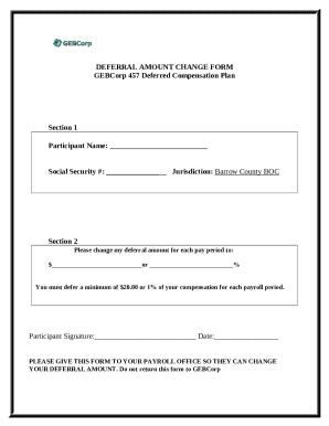 ACCG (Retirement) Amount Change Doc Template | pdfFiller
