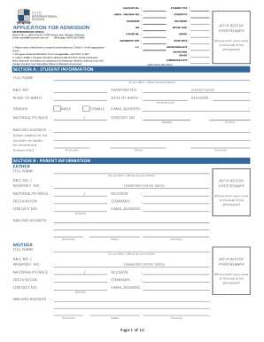 Fillable Online veterinary technology program admission application form Fax Email Print - pdfFiller