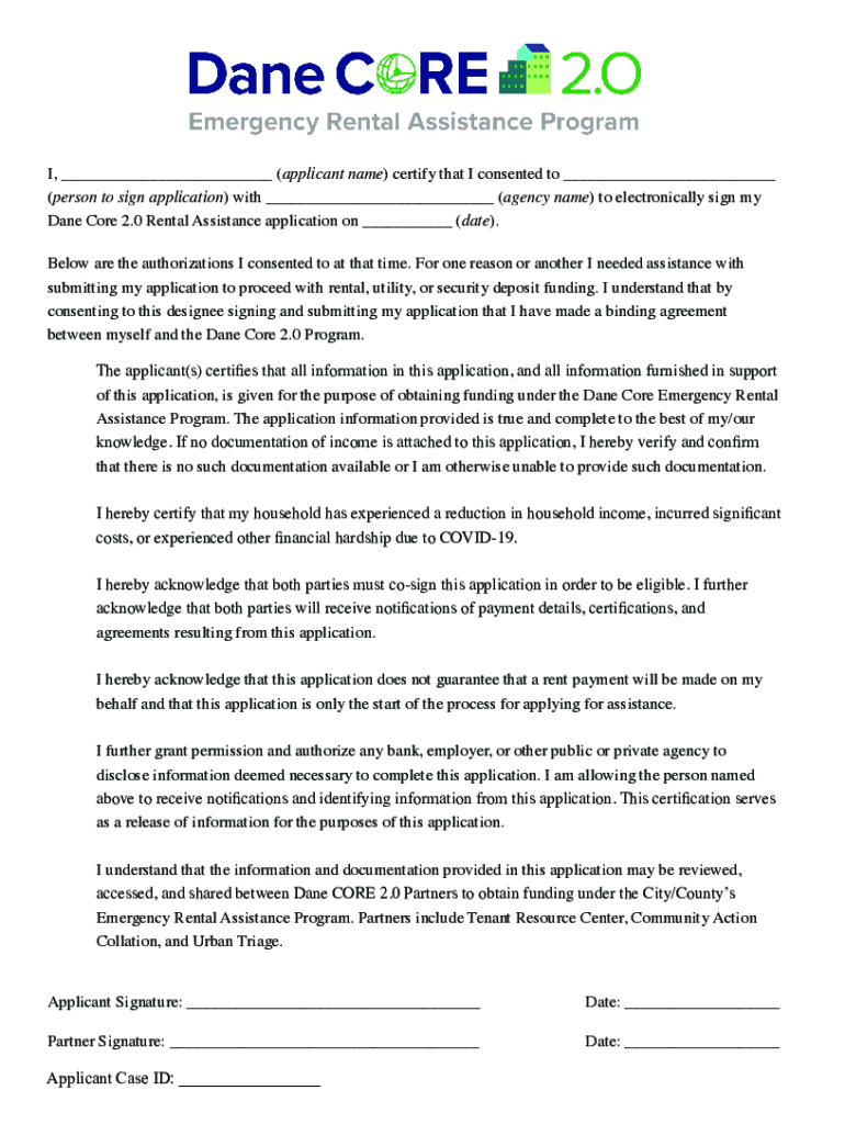 Fillable Online EMERGENCY RENTAL ASSISTANCE PROGRAM Fax Email Print ...