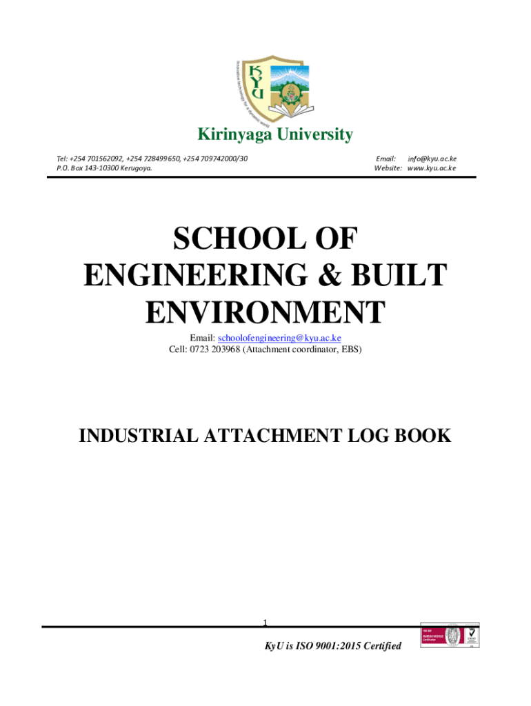 Fillable Online Industrial Attachment Log Book & Placement Form.docx ...