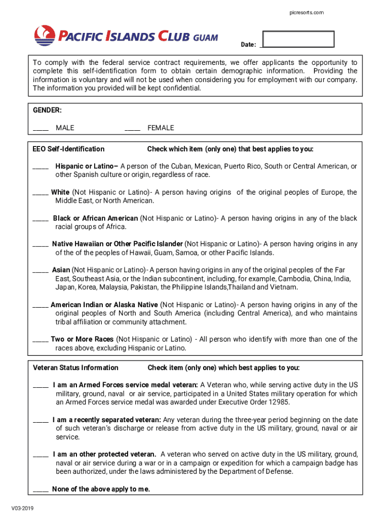 Fillable Online Revised form for self-identification of disability ...