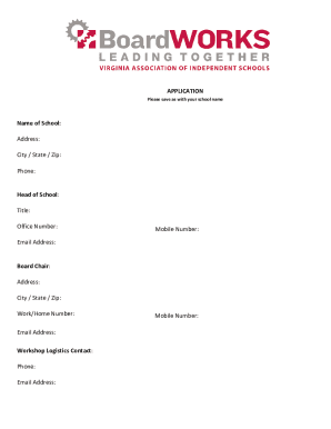 Fillable Online BoardWORKS Application.docx Fax Email Print - pdfFiller