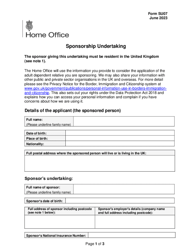 Su07 sponsor form: Fill out and sign online: Fill out & sign online | DocHub