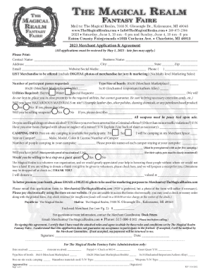 Fillable Online Magical Realm Fantasy FaireCharlotte MI Fax Email Print ...