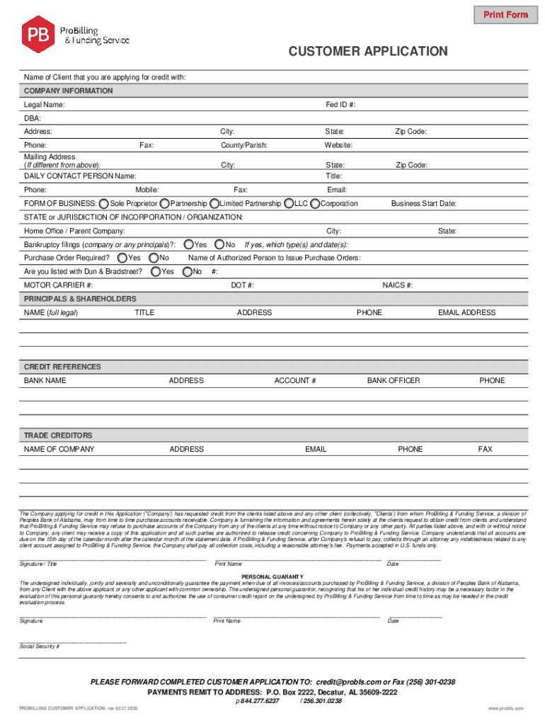 Fillable Online FedEx CSP Customer Information Change Form Fax Email ...