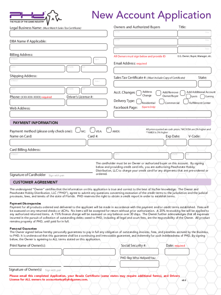 Fillable Online Owners and Authorized Buyers Fax Email Print - pdfFiller