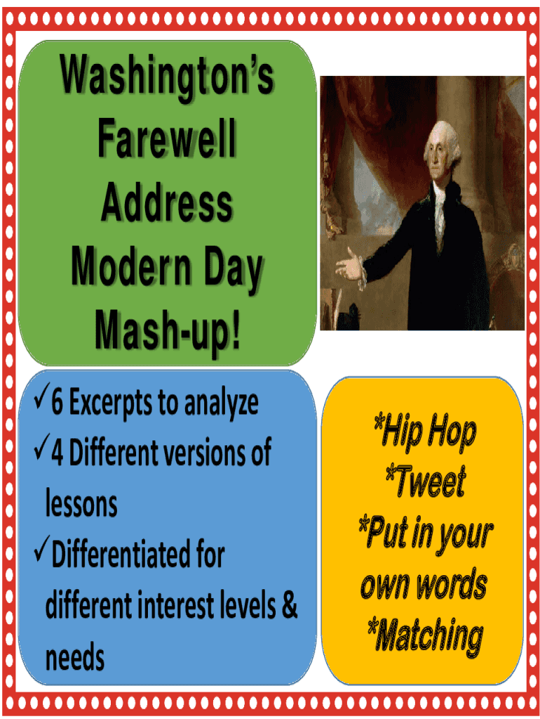 Fillable Online Five lessons we can learn from George Washington's ...