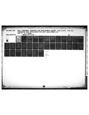 Fillable Online Screening Male Applicants for Navy Enlistment.. The ...