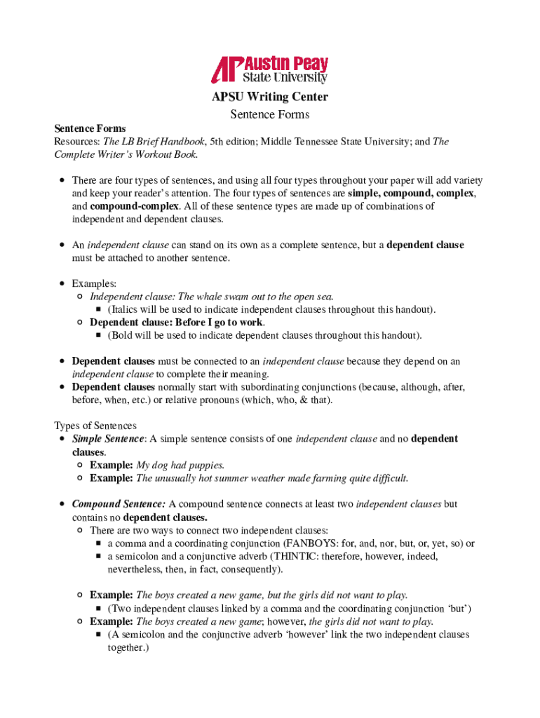Fillable Online Just Writing: Grammar, Punctuation, and Style for the ...