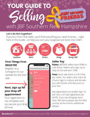 Fillable Online YOUR GUIDE TO with JBF in Puyallup - Selling Fax Email ...