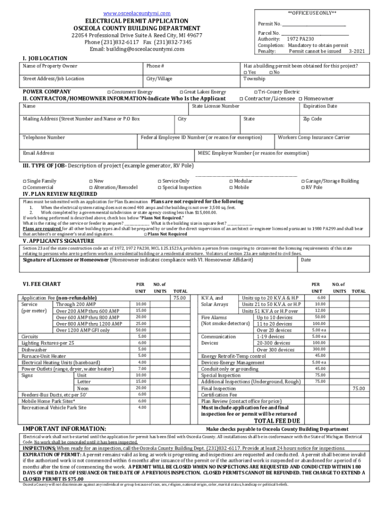 Fillable Online Apply for a Building Permit Fax Email Print - pdfFiller