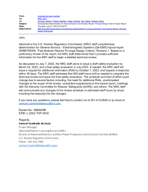 Fillable Online Email Transmitting NRC Form 898 for General Atomics FMR ...