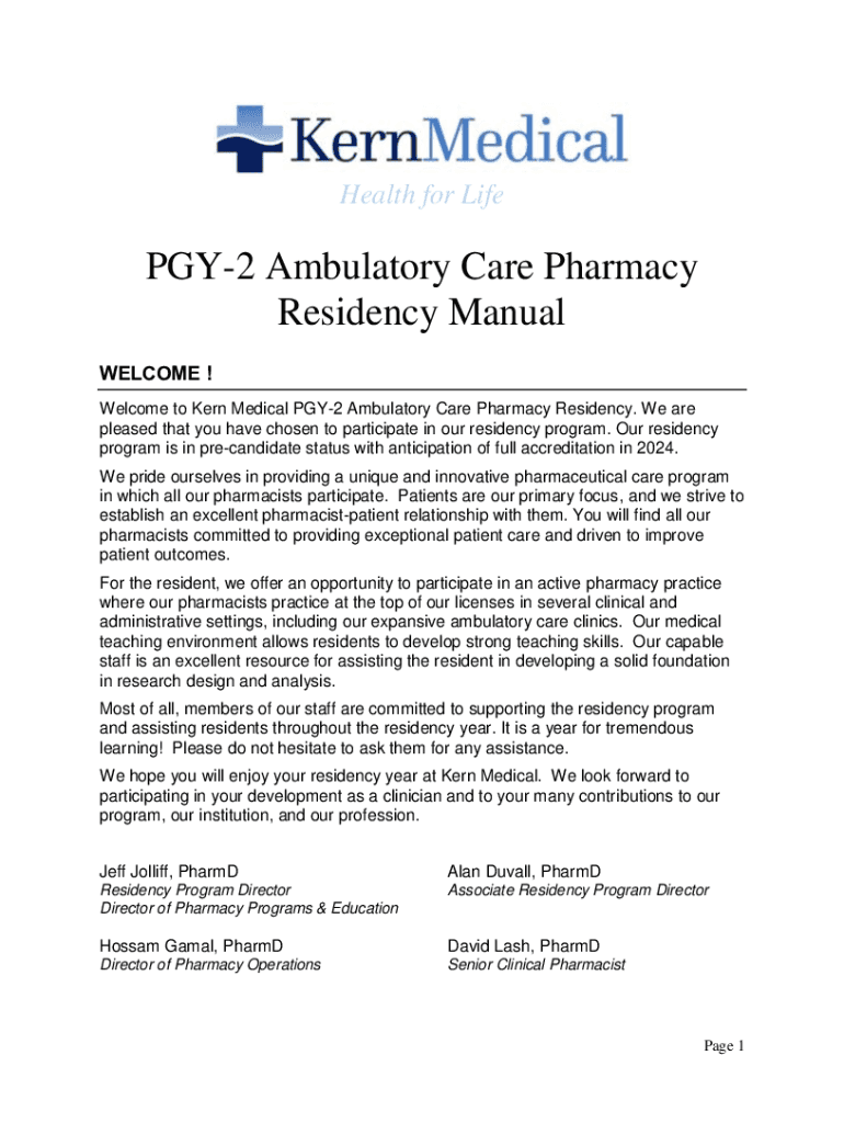 Fillable Online PGY2: Ambulatory Care (UC Medical Center) - Cincinnati ...