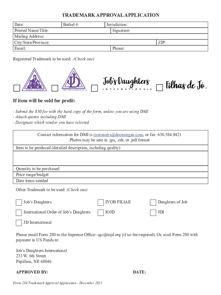Fillable Online Statement of Trademark Registration of an Individual ...