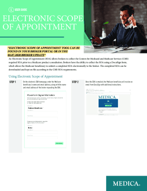 Fillable Online Electronically Signed Scope of Appointment Forms Fax ...
