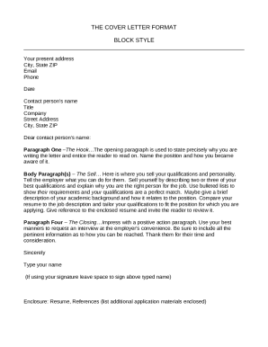 Components of a Cover Letter Your Street Address City, ... Doc Template ...