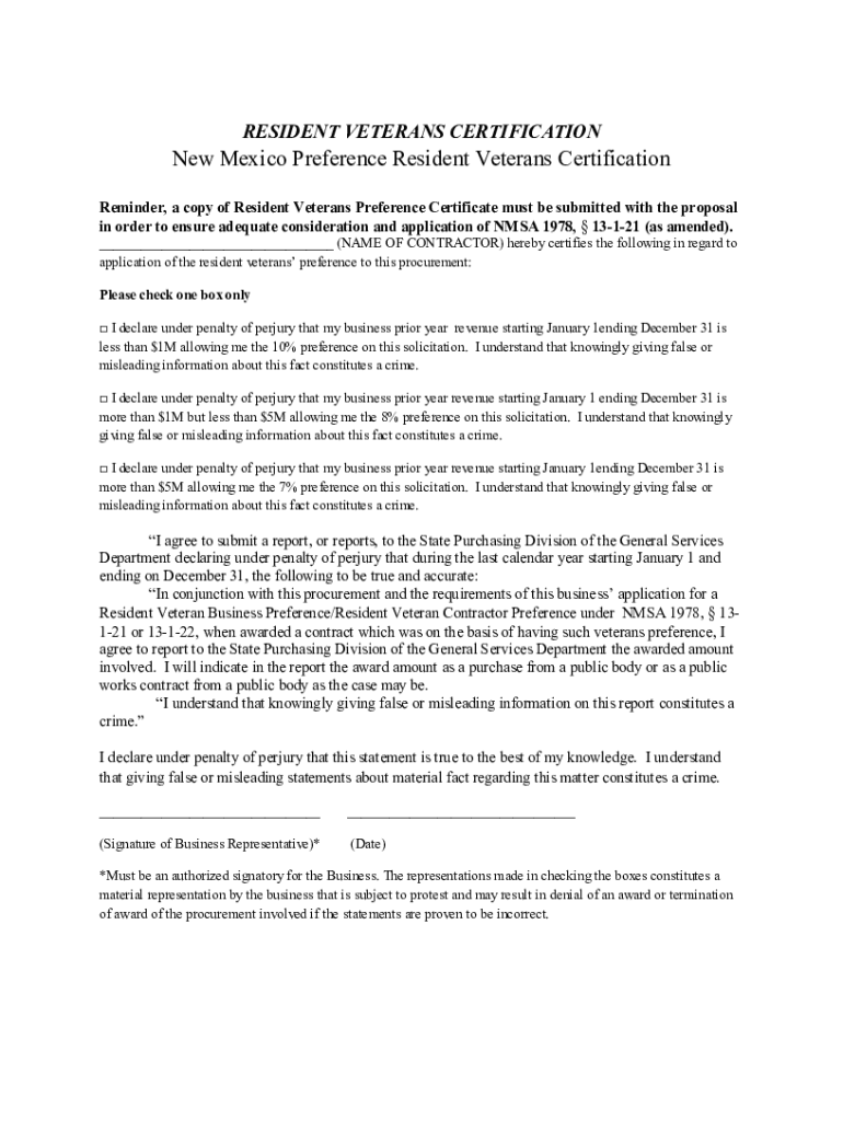 Fillable Online Instructions for PREFERENCE CERTIFICATION FORM For ...