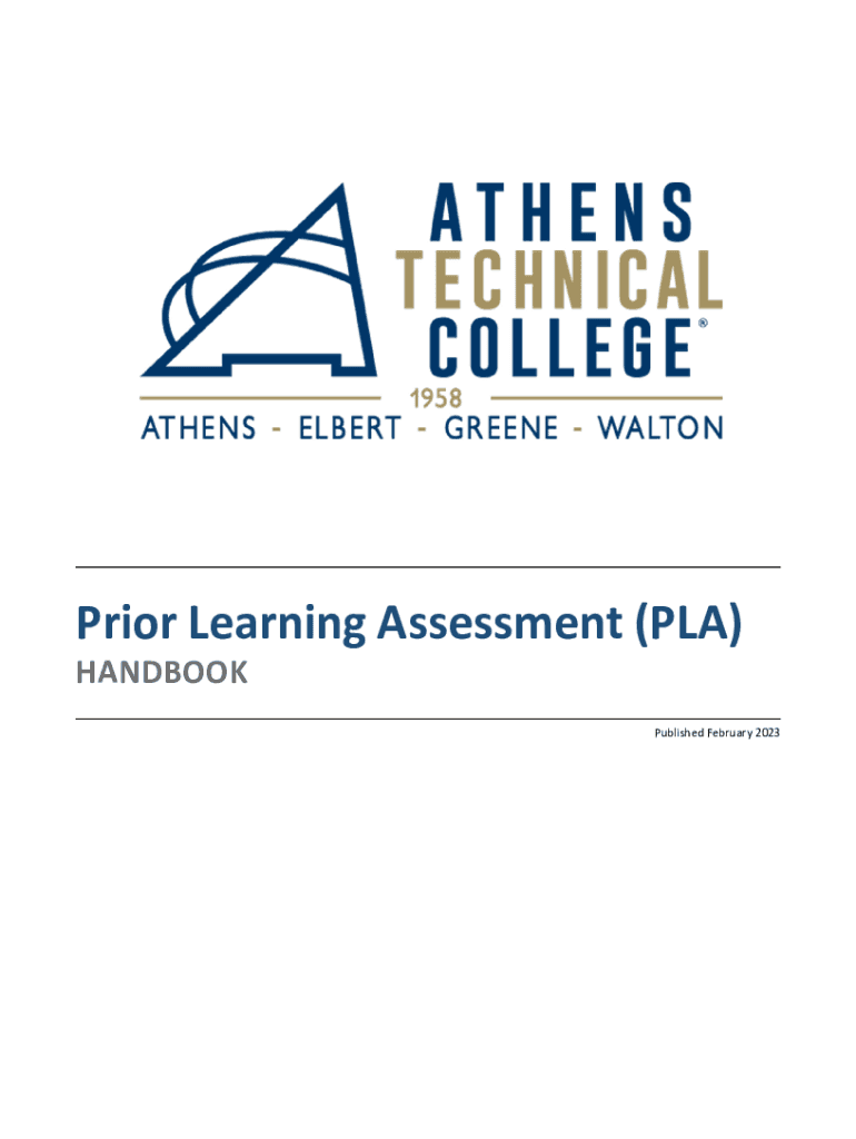 Fillable Online Prior Learning Assessment - Academics - Atlanta Metro ...