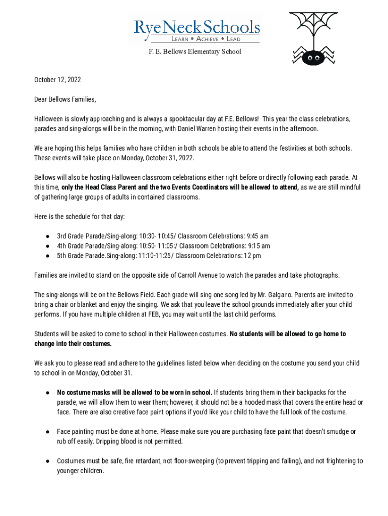 Fillable Online F.E. Bellows Elementary (3-5) / Homepage Fax Email ...