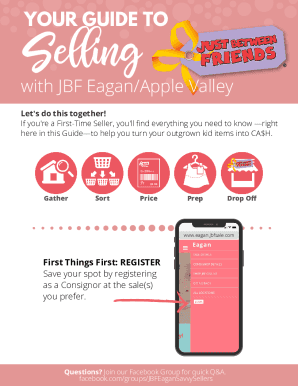 Fillable Online YOUR GUIDE TO with JBF Eagan/Apple Valley Fax Email ...