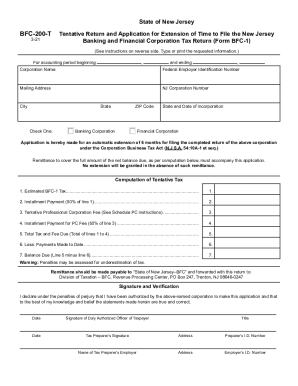 Fillable Online Banking and Financial Corporation Business Tax Forms ...