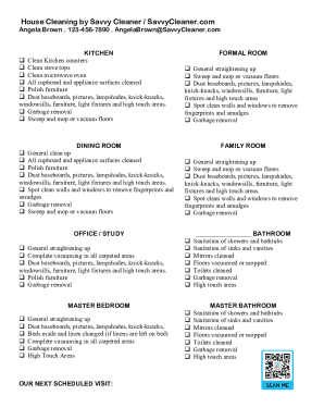 Fillable Online Angela-Browns-House-Cleaning-Worksheets. ... Fax Email ...