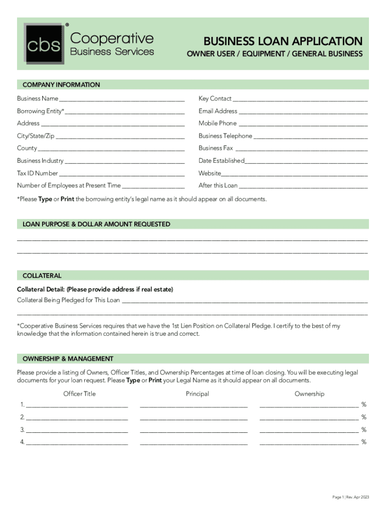 Fillable Online 7(a) Loan Application Package.pdf Fax Email Print ...