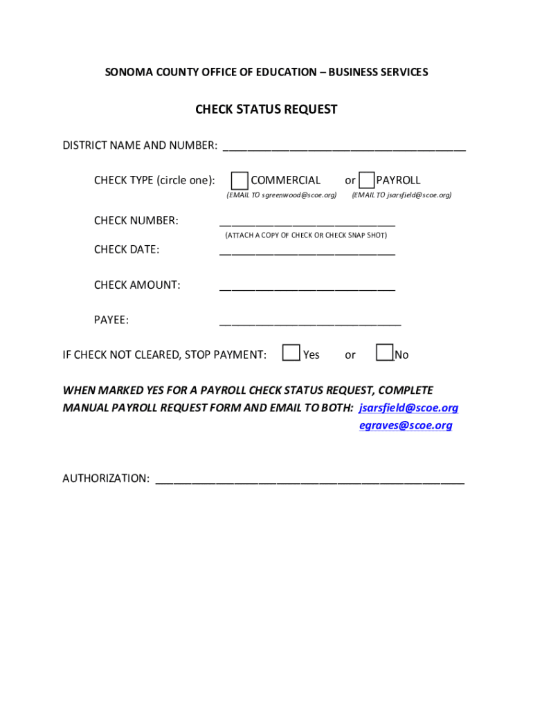 Fillable Online Check Status Request Form (5).docx Fax Email Print ...