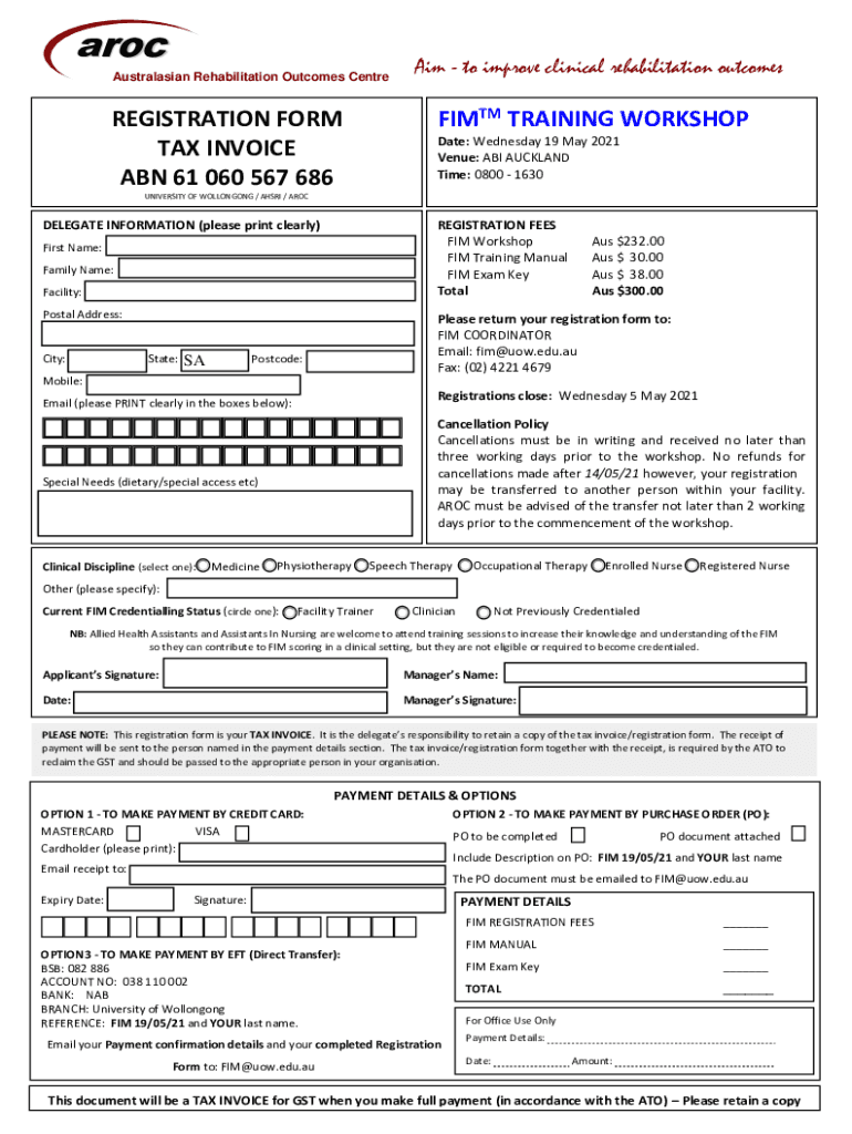 Fillable Online Venue: ABI AUCKLAND Fax Email Print - pdfFiller