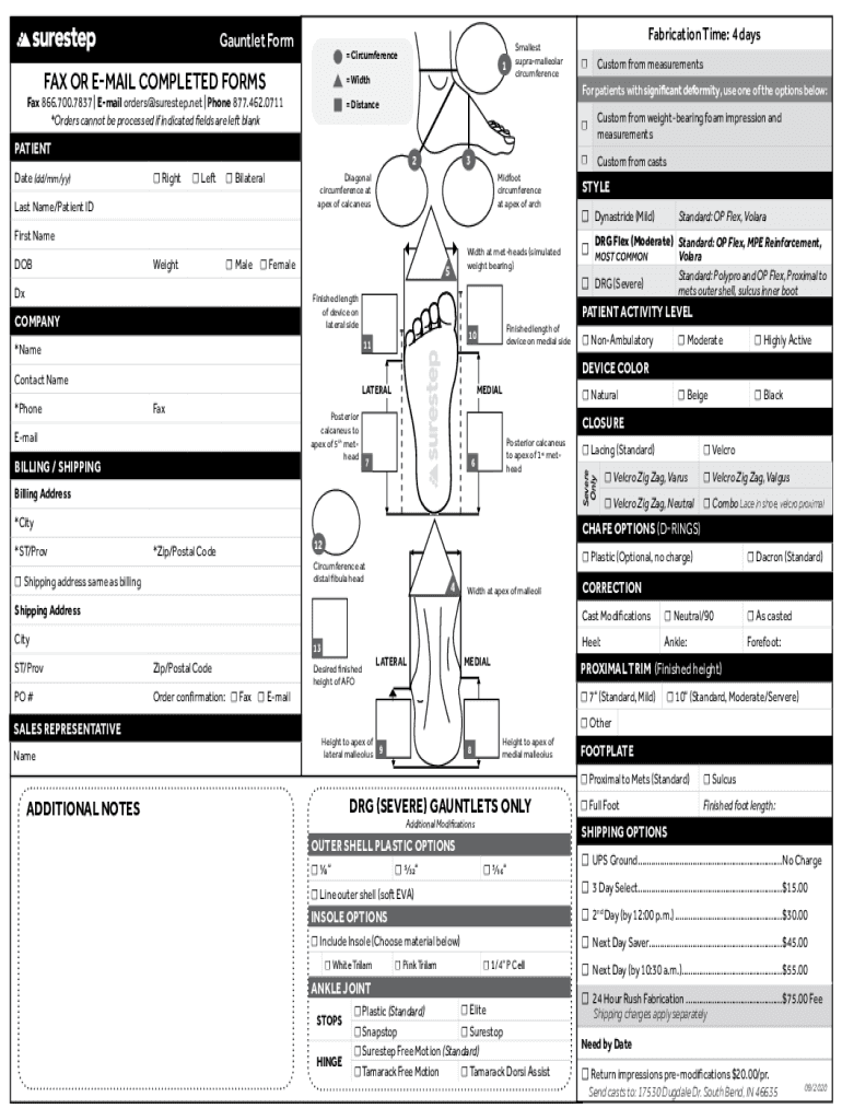 Fillable Online measurement forms Fax Email Print - pdfFiller
