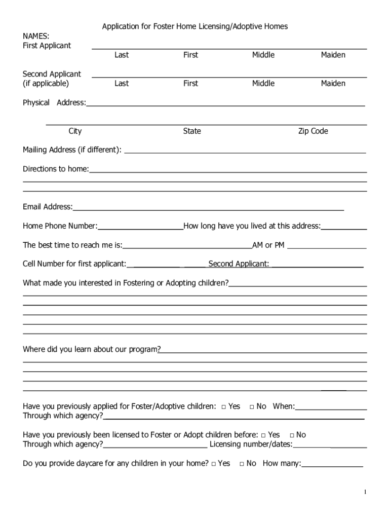 Fillable Online DHS-3190, Medical Statement for Foster Home Licensing ...