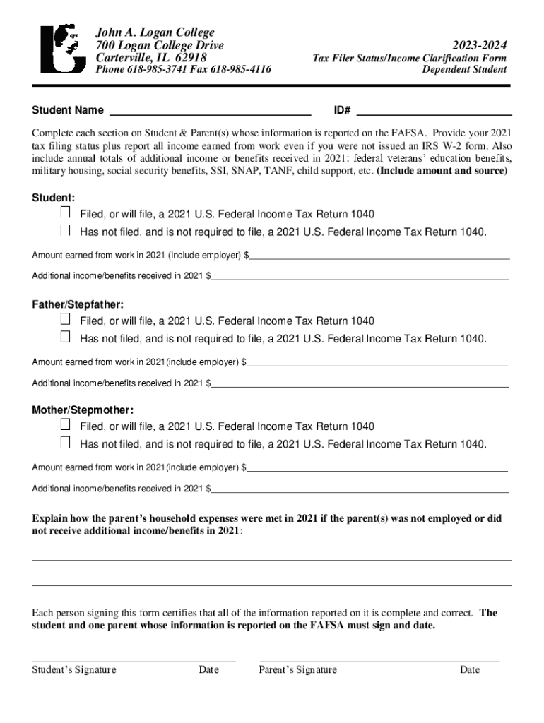 Fillable Online Non-Tax Filer Statement Fax Email Print - pdfFiller