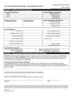 Fillable Online LRP Loan Information Form Fax Email Print - pdfFiller
