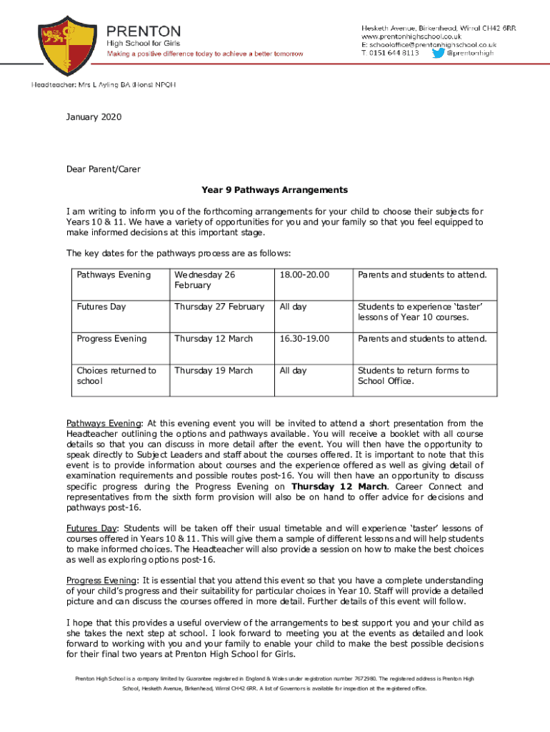 Fillable Online Parents Notice Board - Summary of Messages Fax Email ...