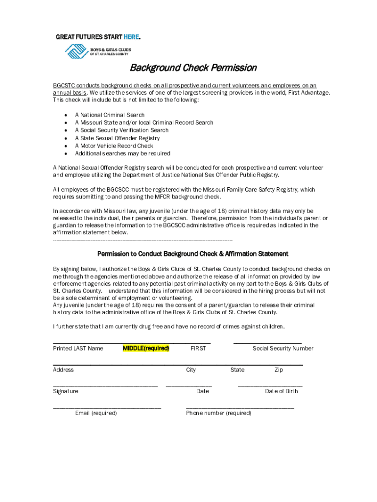 Fillable Online This is How to Empower Your Volunteer Background Checks ...