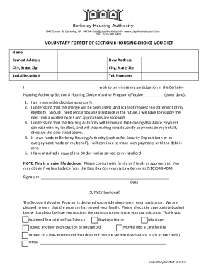 Fillable Online Agency: BERKELEY HOUSING AUTHORITY (BHA) - icarol.info ...
