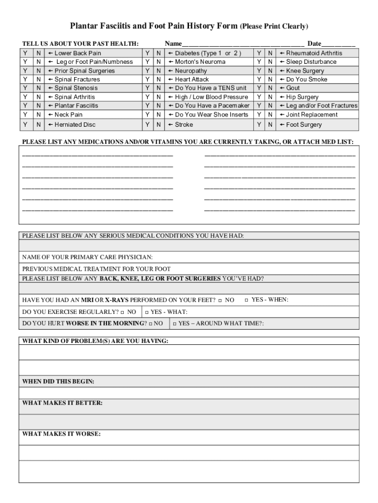 Fillable Online Podiatric Practice Templates Fax Email Print - pdfFiller