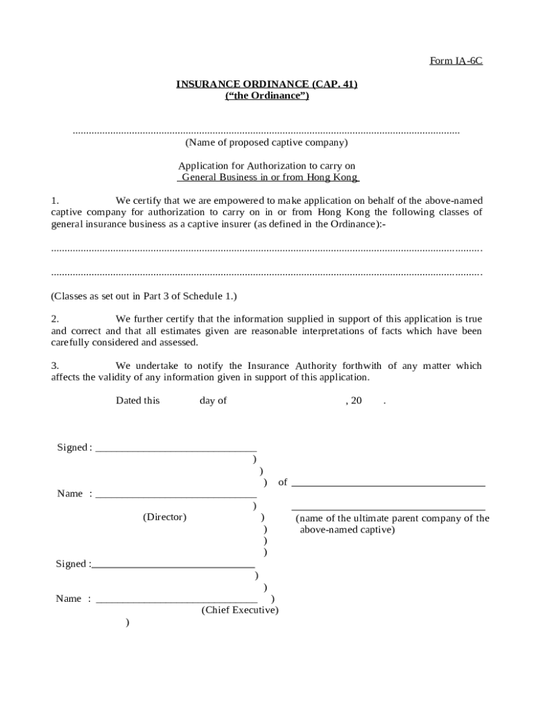 IA Replaces OCI as the Regulator of Insurance Companies ... Doc ...