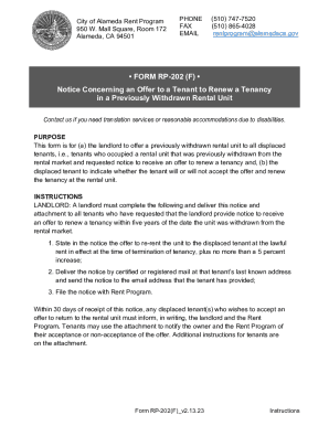 Fillable Online RP-202 (F) - WRM Notice to Re-Rentv09.18.22 Fax Email ...