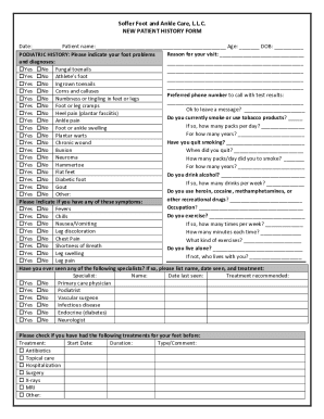 Fillable Online Date:Patientname:Age:DOB: Fax Email Print - pdfFiller