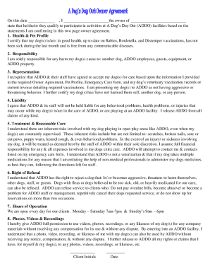 Fillable Online Autism Application and Agreement Fax Email Print ...