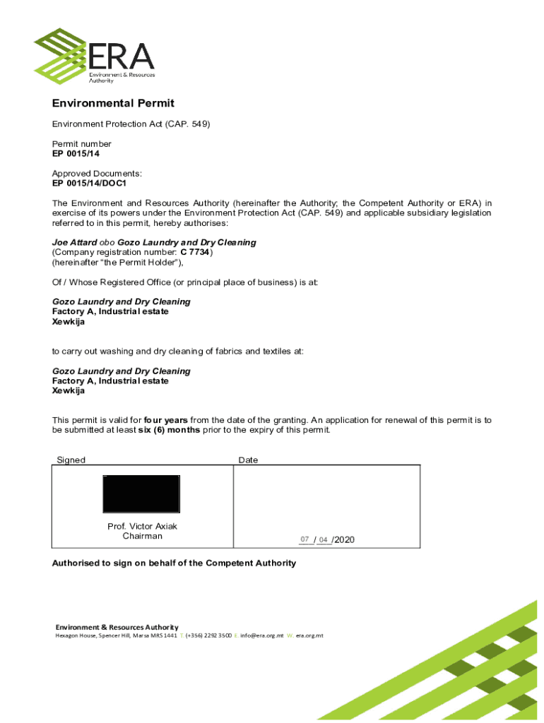 Fillable Online era org EP 0015/14 Fax Email Print - pdfFiller