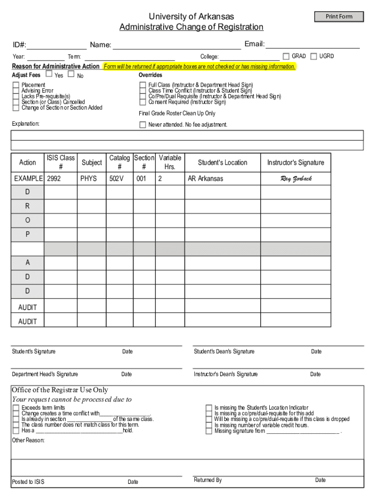 Fillable Online fulbright uark FormsUniversity of Arkansas - Office of ...
