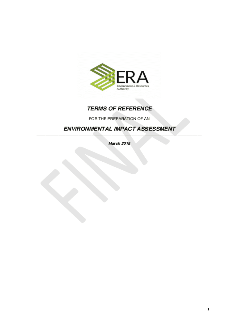 Fillable Online era org environmental impact assessment Fax Email Print ...