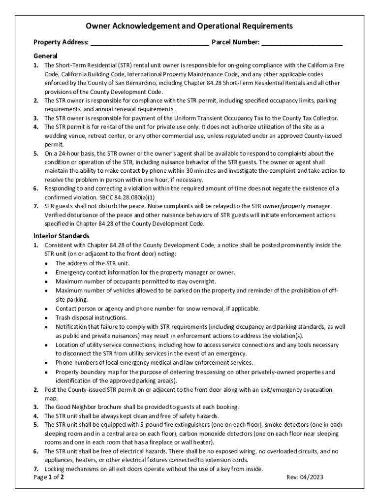Fillable Online RSO Registration of Rental Property - English Fax Email ...