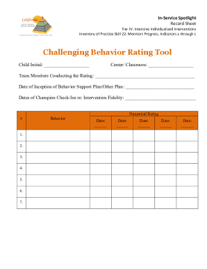 Fillable Online Inventory of Practices for Promoting Social Emotional ...