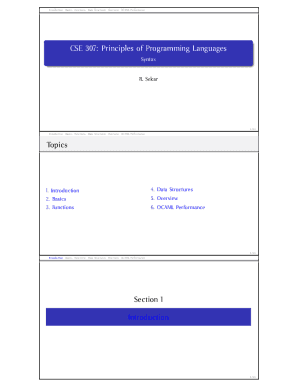 Fillable Online seclab cs sunysb CSE 307: Principles of Programming Languages - Syntax Fax Email ...