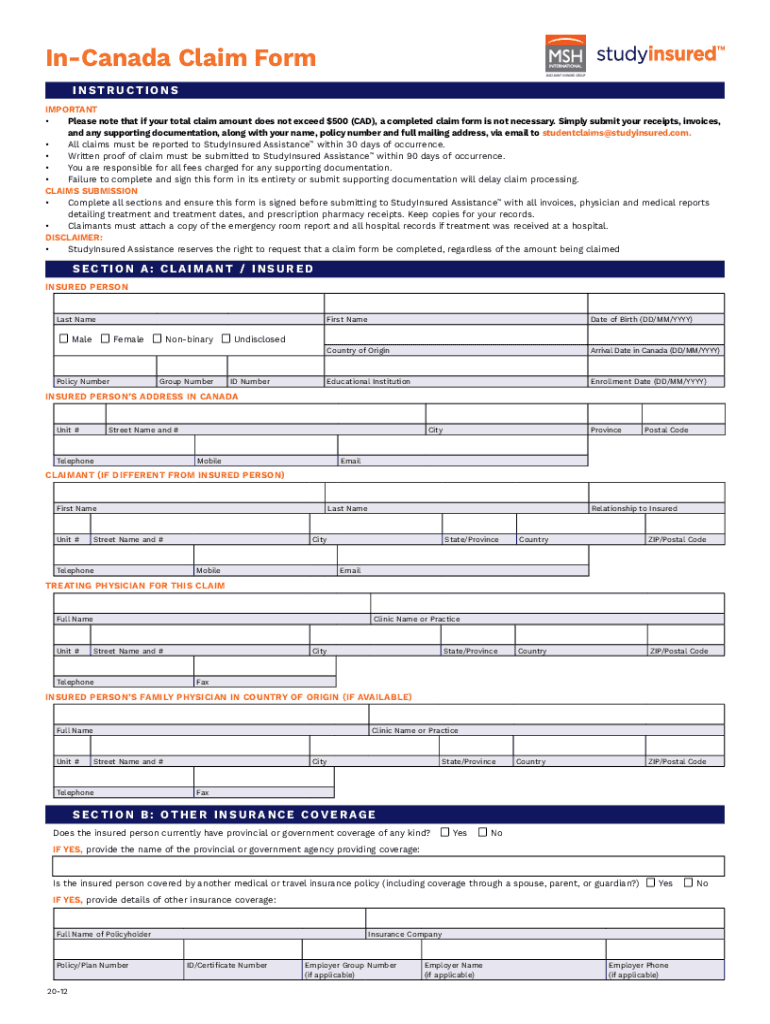 Fillable Online Deemed residents of Canada - Income tax Fax Email Print ...
