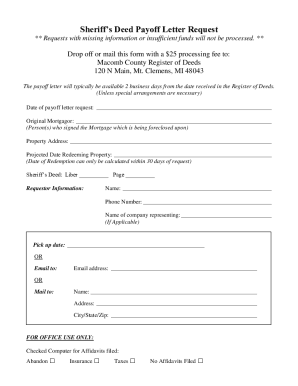 Fillable Online How to Request a Payoff Statement Fax Email Print ...