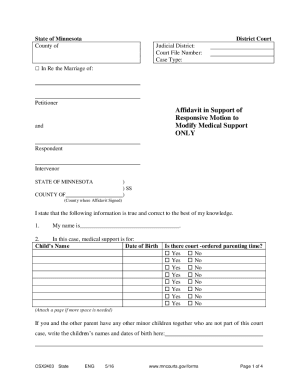Fillable Online Court Forms - Child Support Fax Email Print - pdfFiller